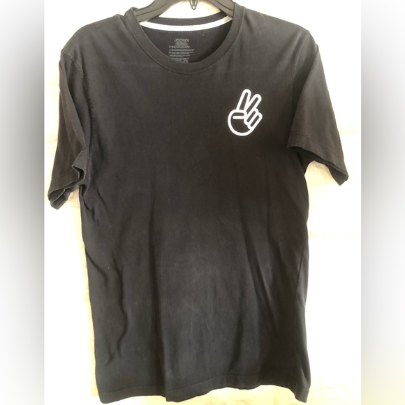 Jockey | Shirts | Jockey Brand Classic Vintage Black Peace Signchopped ...